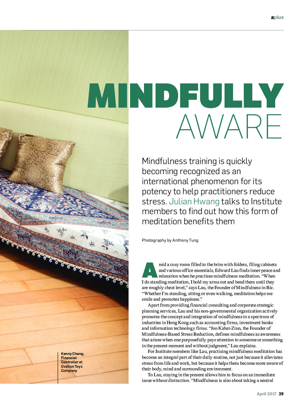HKICPA Interview – Mindfully Aware